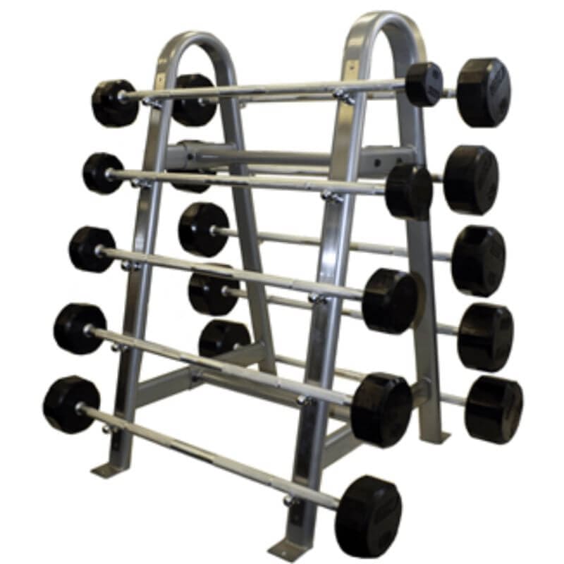 TROY Horizontal Barbell Rack Rubber (Straight Bars) 20-110lbs - COMMPA ...
