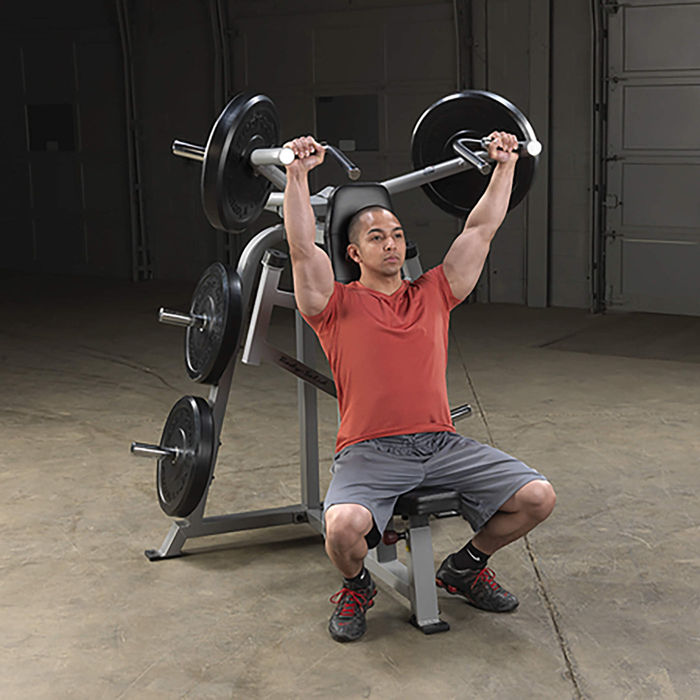 Body Solid Pro Clubline LVSP Leverage Shoulder Press — GymsHQ