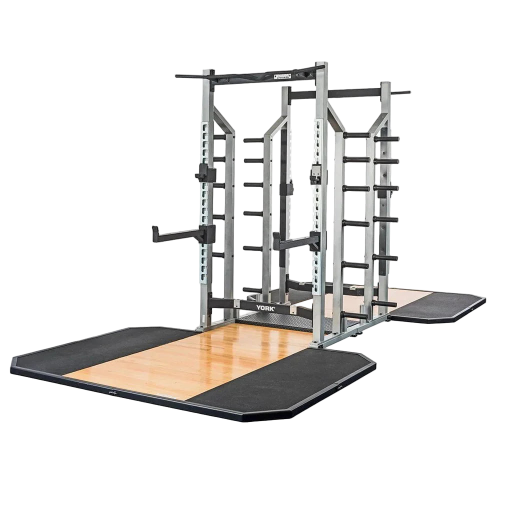 York Barbell STS Double Half Rack — GymsHQ